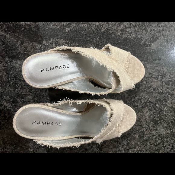 Rampage | Shoes | Rampage Wedge Platform Sandals Nwt | Poshmark